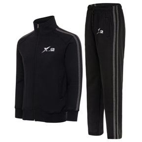 Men's 2-Piece Windbreaker Colorblock Tracksuit Meshed Lined Nylon Water ...