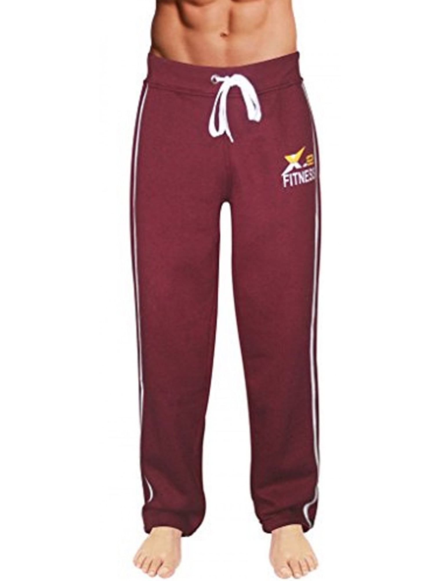 X-2 Men's Active Fleece Joggers Sweatpants Tracksuit Running Athletic ...
