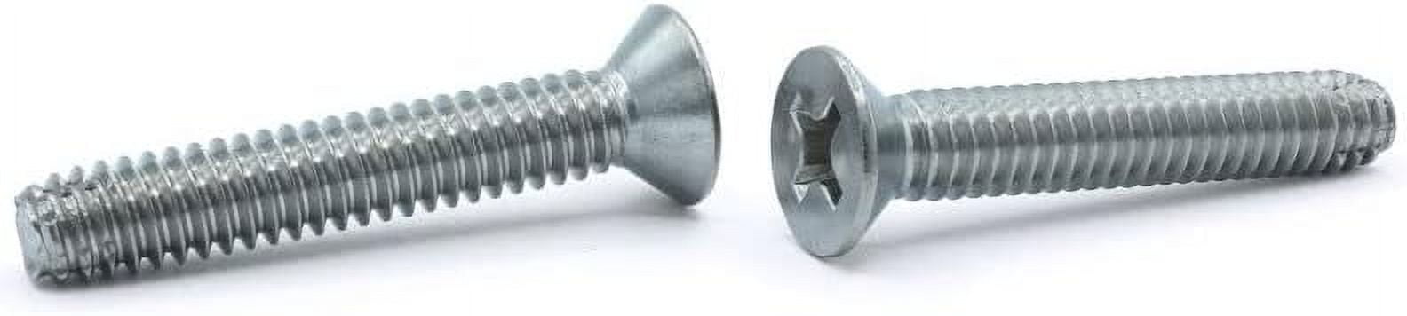 X 3" Type F Thread Cutting Screws/Phillips/Flat Head/Steel/Zinc / 325 ...