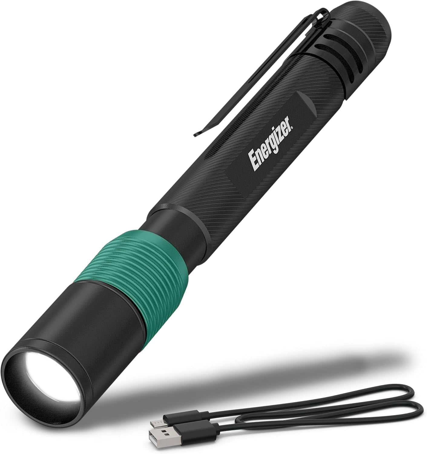 X-400 Pen Light Flashlight Rechargeable, Bright Penlight IPX4 Water ...
