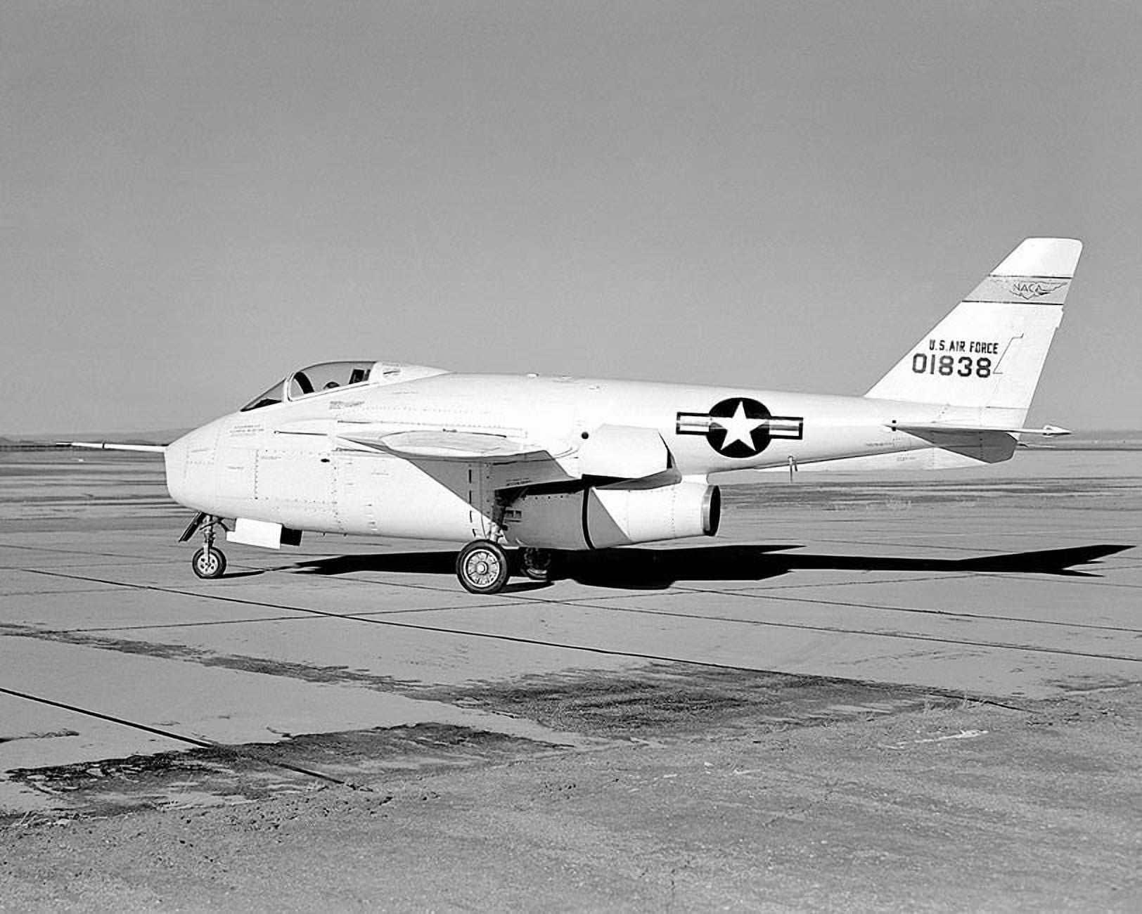X-5 Side View on Ramp - 24x36 Inch Laminated Aviation Poster - Stunning ...