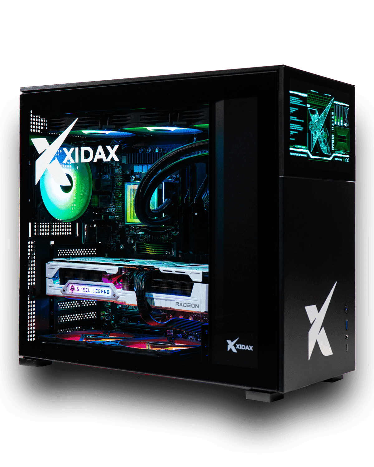 X-6 RX 9070XT + R7 9900X3D Xen LCD Black - Walmart.com