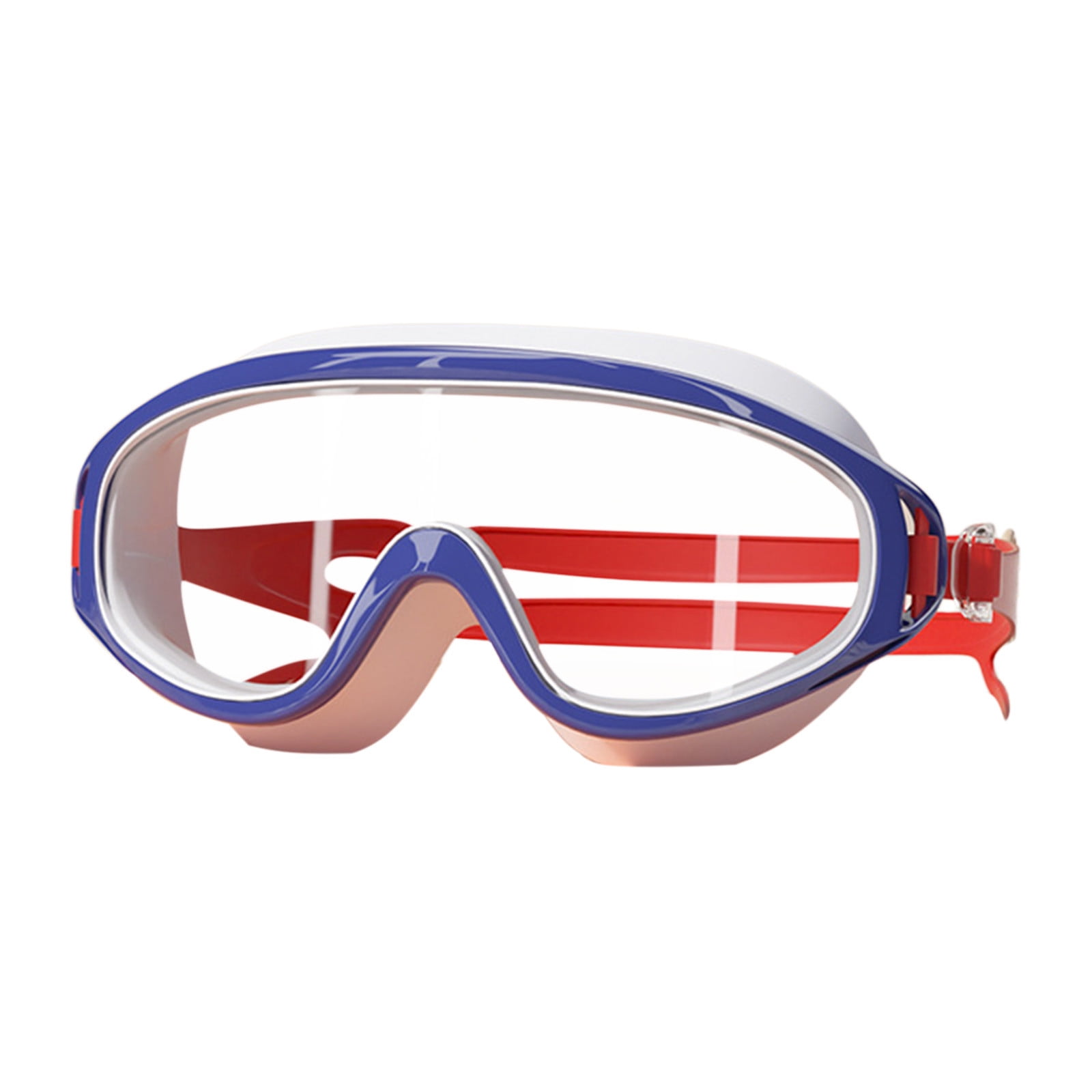 X-755 Red Boy Girl Swim Goggles For Pool Training Wide Vision Anti Fog ...