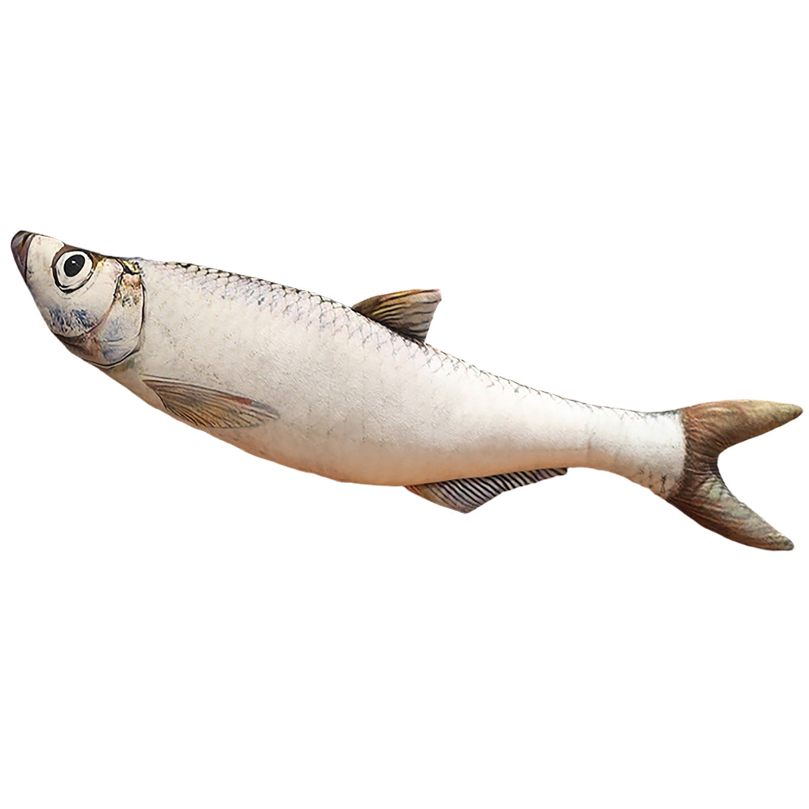 X-974 White C Bass Fish Doll Plush Toy 80Cm Cotton Material Soft Sleep ...