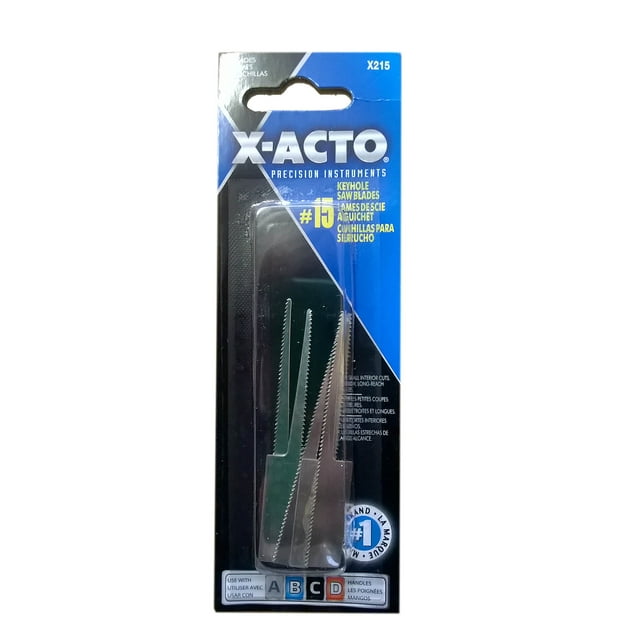 X-ACTO #15 Keyhole Saw Blades, 5 Pieces per Package - Walmart.com
