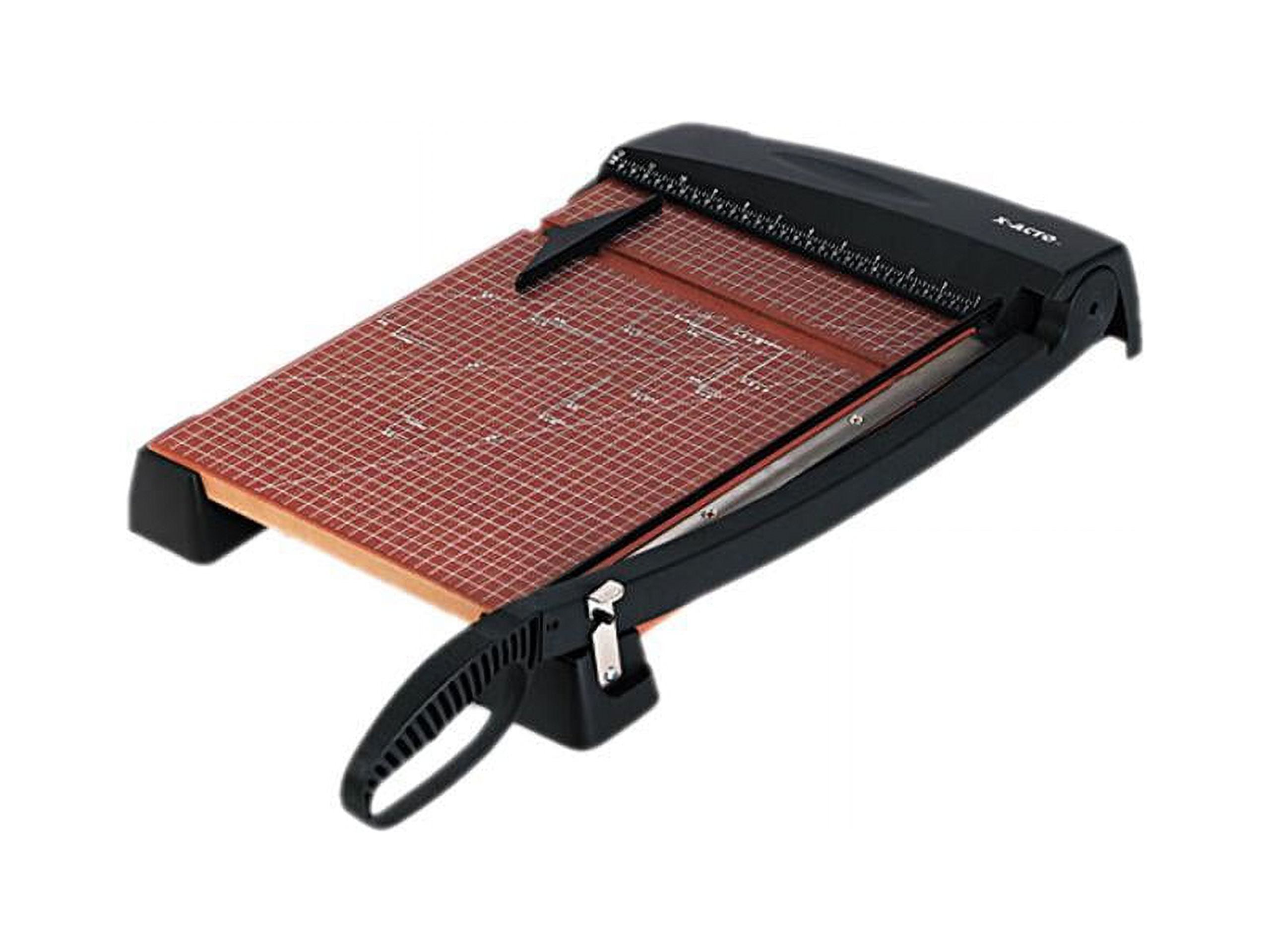 X-ACTO 26315 Heavy-Duty Paper Trimmer, 10 Sheets, Wood Base, 12" x 15 ...