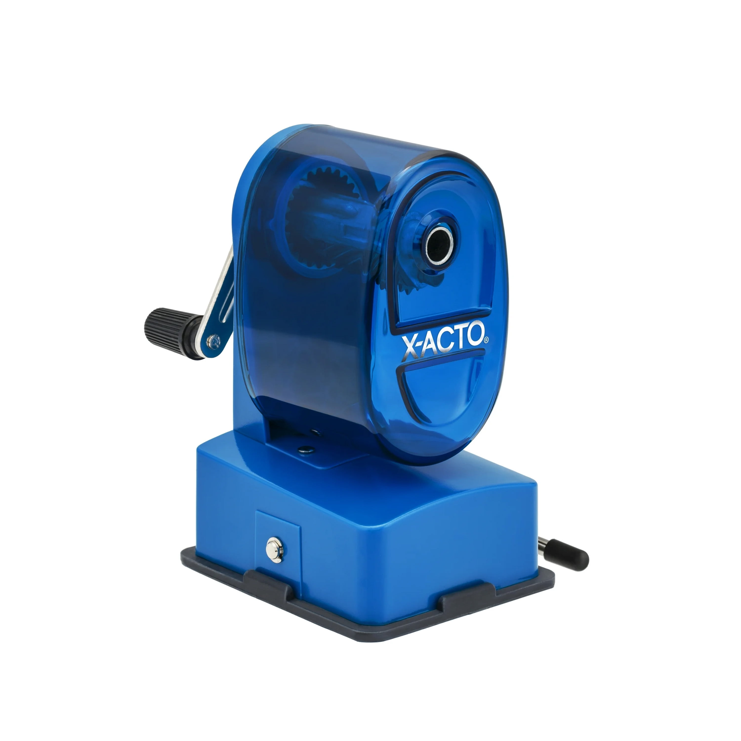 X-ACTO Bulldog Vacuum Mount Manual Pencil Sharpener, Single Hole, Blue ...