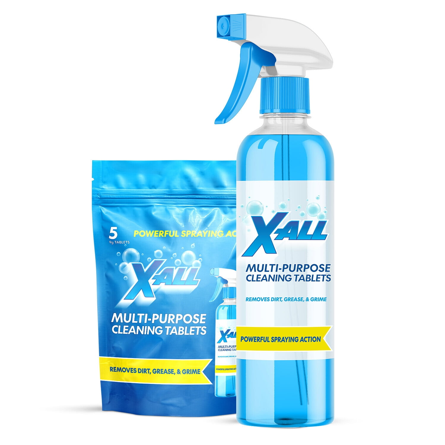X-All Multi-Purpose Cleaner, Spray & 5 Tablets for Kitchen - Walmart.com