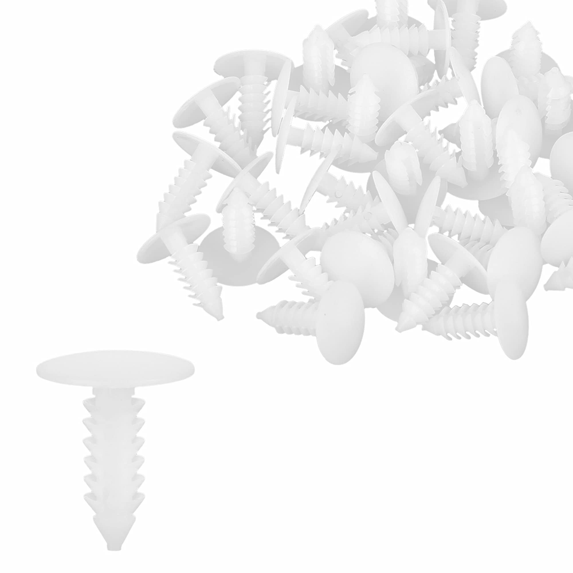 X AUTOHAUX 40 Pcs IFF17 4.5mm Hole Dia Plastic Bolt Rivets Fasteners ...