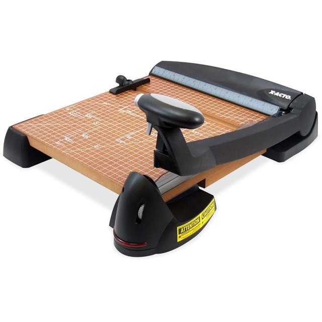 X-Acto 12" Square Laser Guillotine Trimmer, Wood Base - Walmart.com