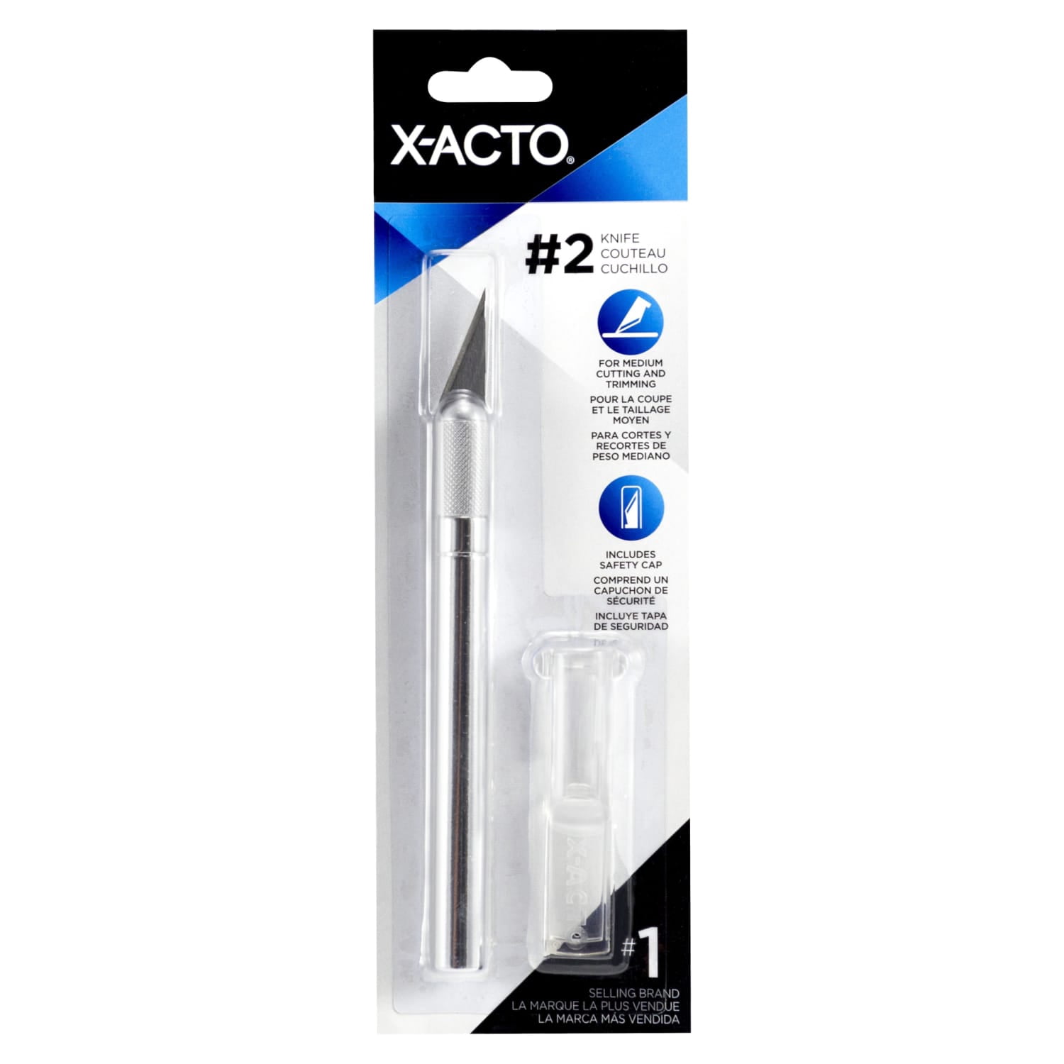 X-ACTO Knife, #2 Blade for Precision Cutting of Materials, Safety Guard ...