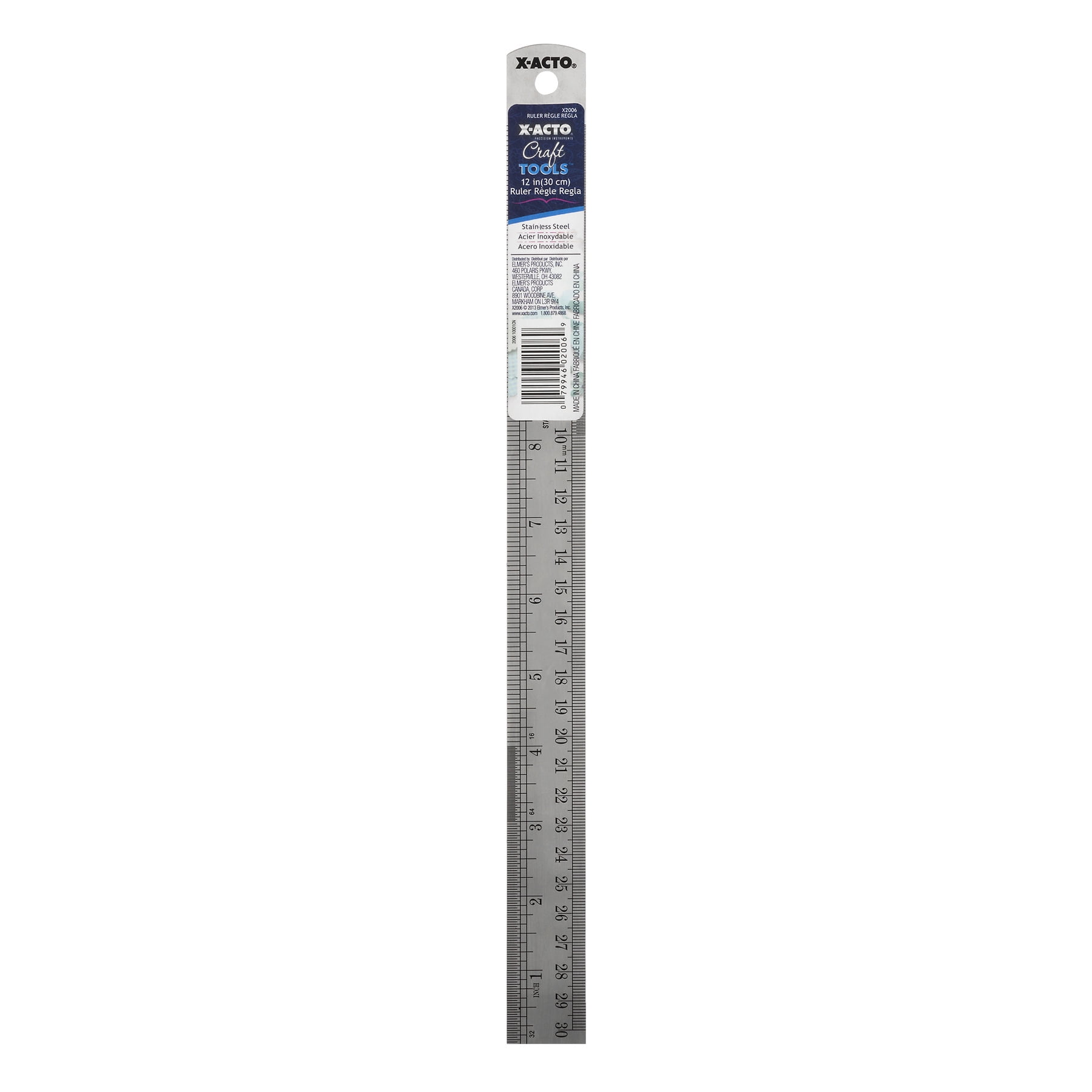 X-ACTO Craft TOOLS Metal Ruler, 12" - Walmart.com
