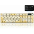 X Aula F108 Gaming Keyboard with Screen, 8000mAh , 104 Hot-Swappable ...