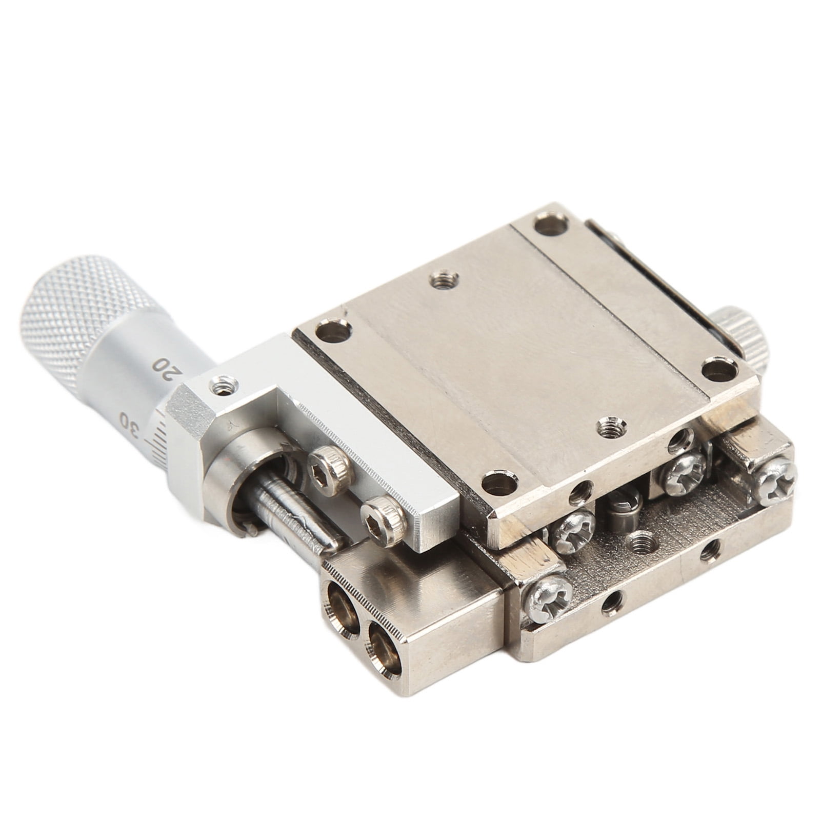 X-Axis Linear Stage, 25x25mm Micrometer Manual Displacement Platform ...