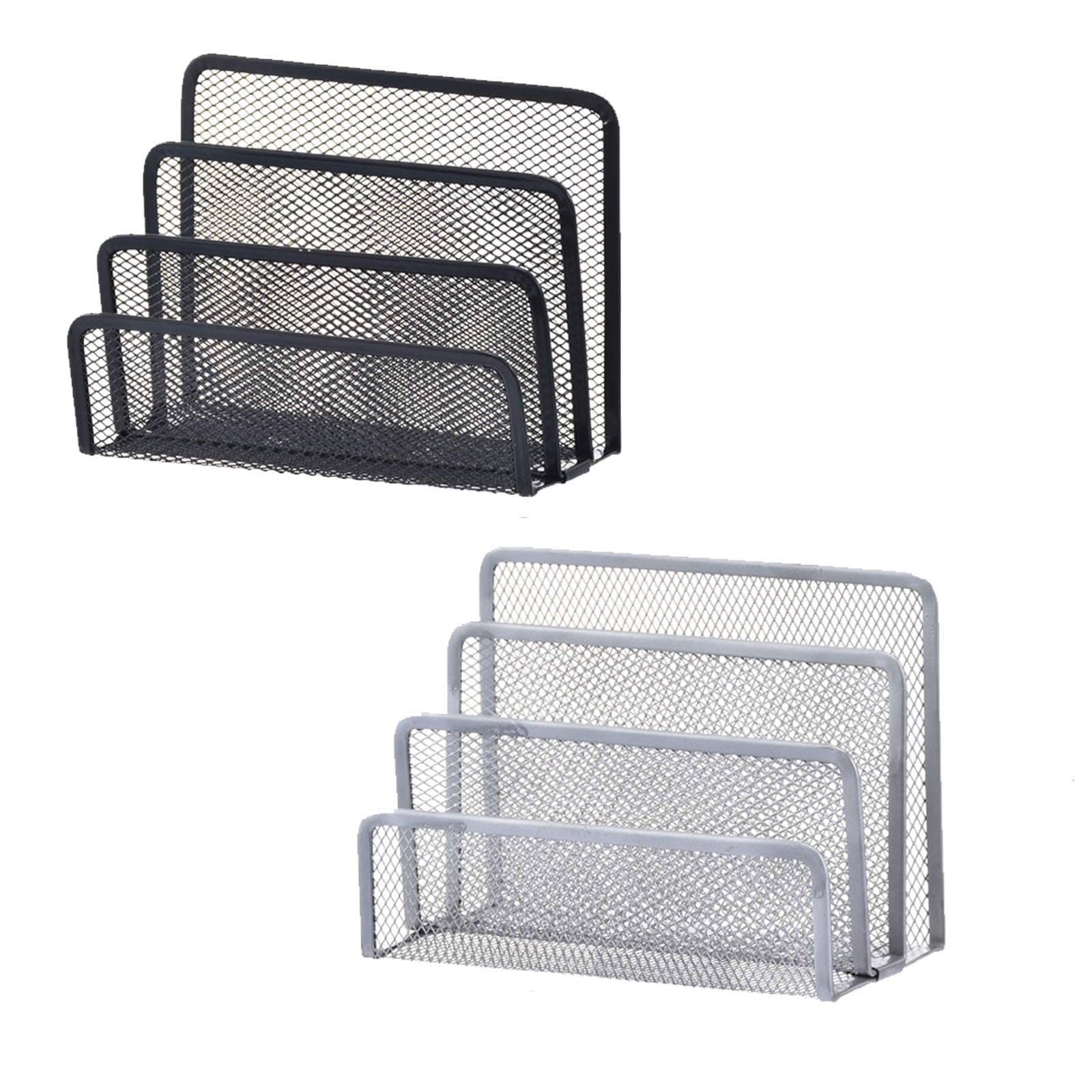 X BOARD 2PACK Desk Mail Organizer, Desktop File Organizer Metal Mesh ...