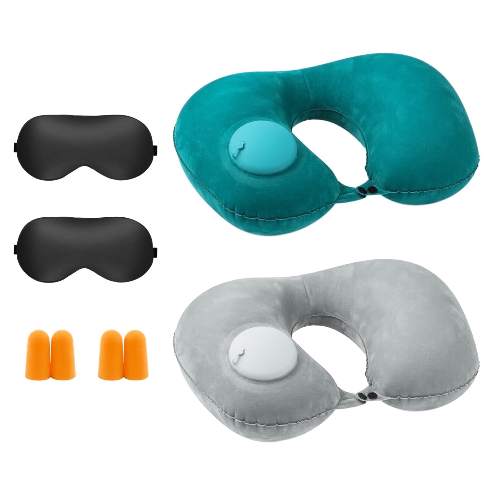 AGCAN Inflatable Neck Pillow, Blow Up Travel Pillow for Airplane ...