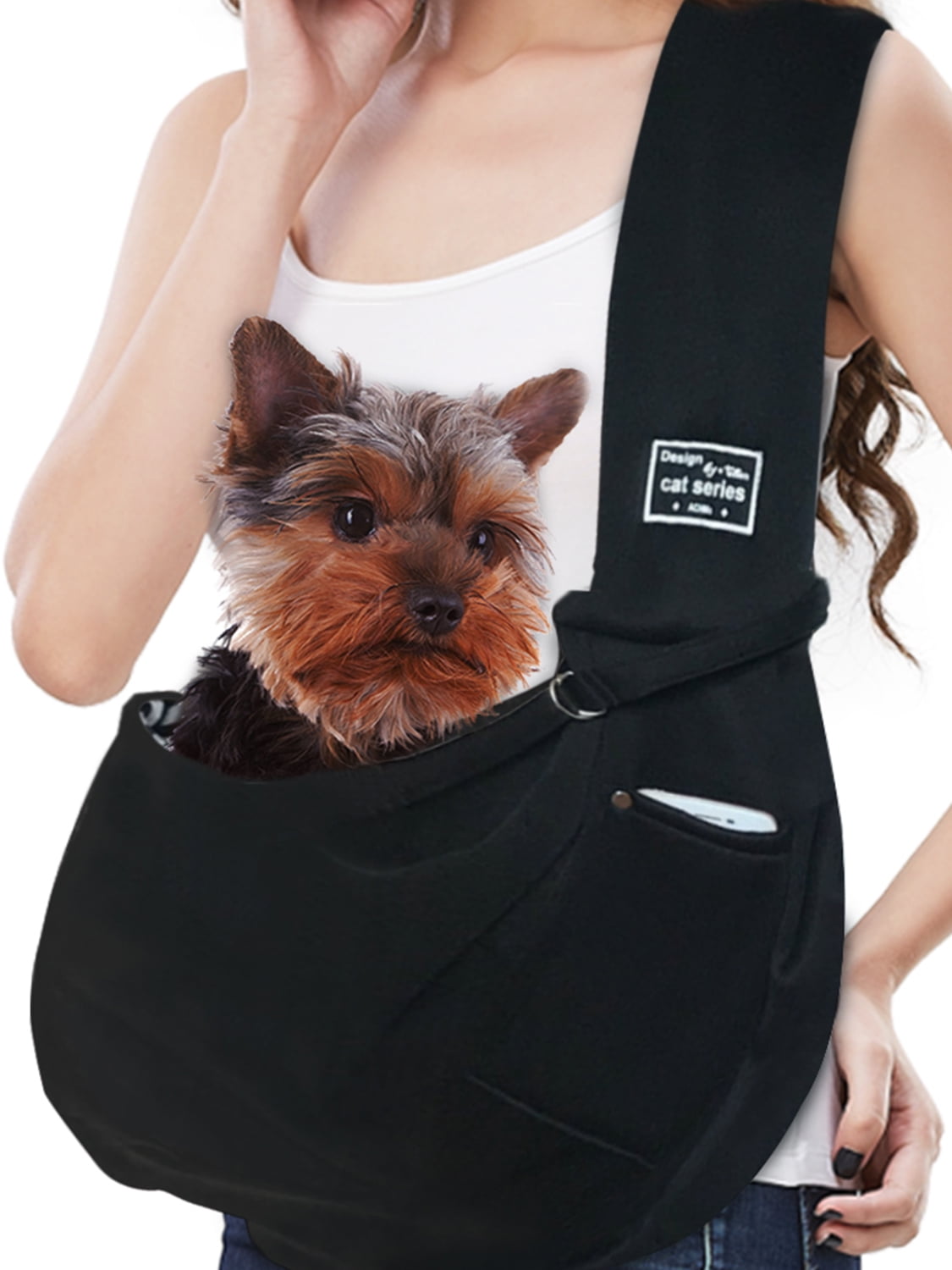 X BOARD Dog Sling Carrier, Pet Sling for Small Dogs Puppy Cats up to ...