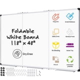 X BOARD Extra Large Magnetic Whiteboard 118" x 48" Oversized Magnetic ...