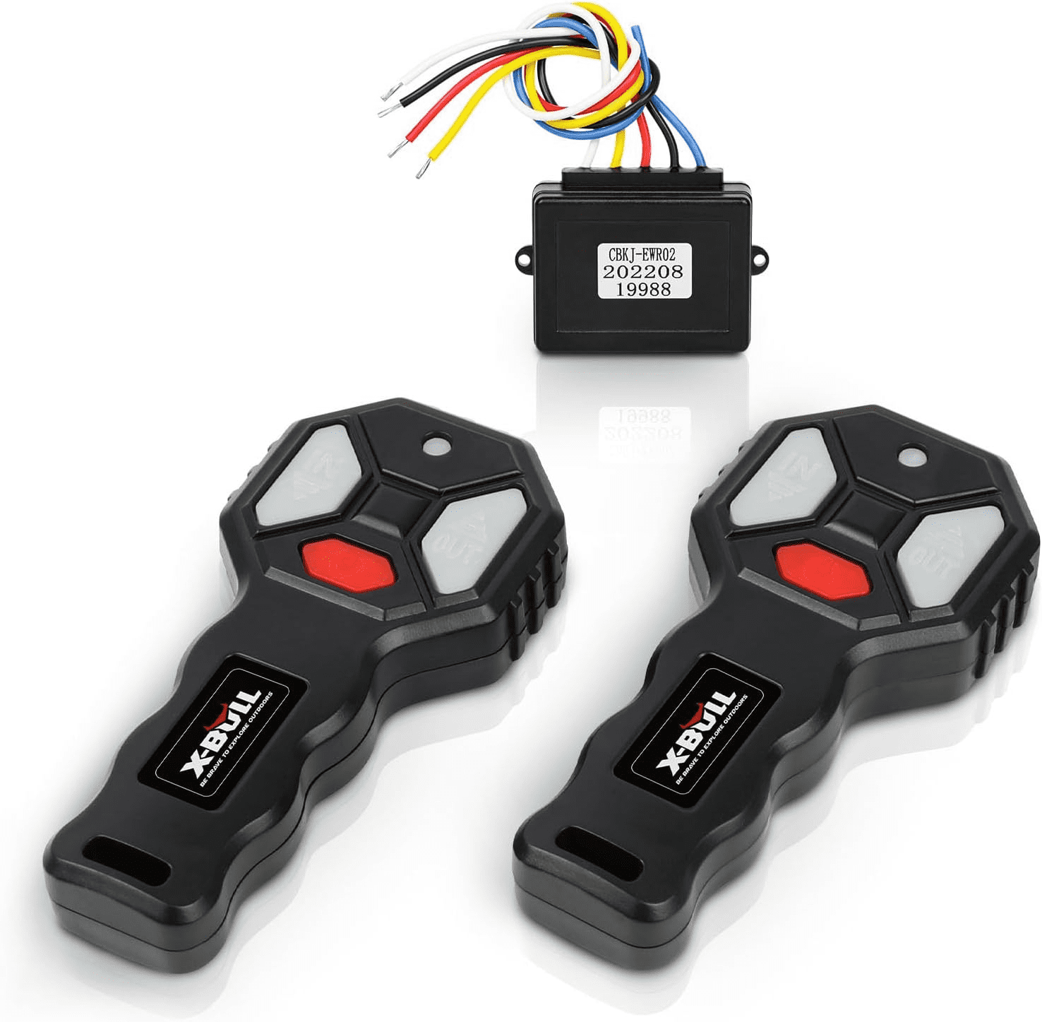 X-BULL New Wireless Winch 2 Remote Control Kit Handset Switch Car ATV ...