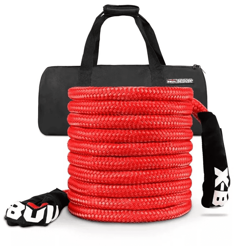 X-BULL Recovery Kinetic Tow Rope 7/8"x30' 28600lbs 4WD Towing Off-Road ...