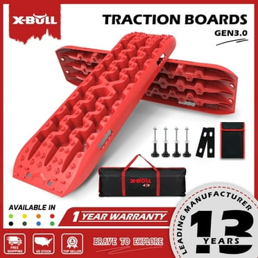 M-AUTO 2 Pack Traction Boards, 10 Tons Recovery Track Traction Mat for ...