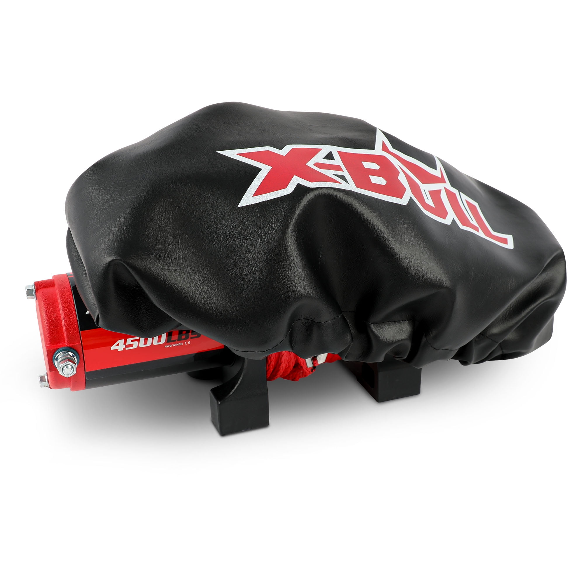 X-BULL Soft Winch Cover Waterproof Black Use for 2000-6000LBS Winch ...