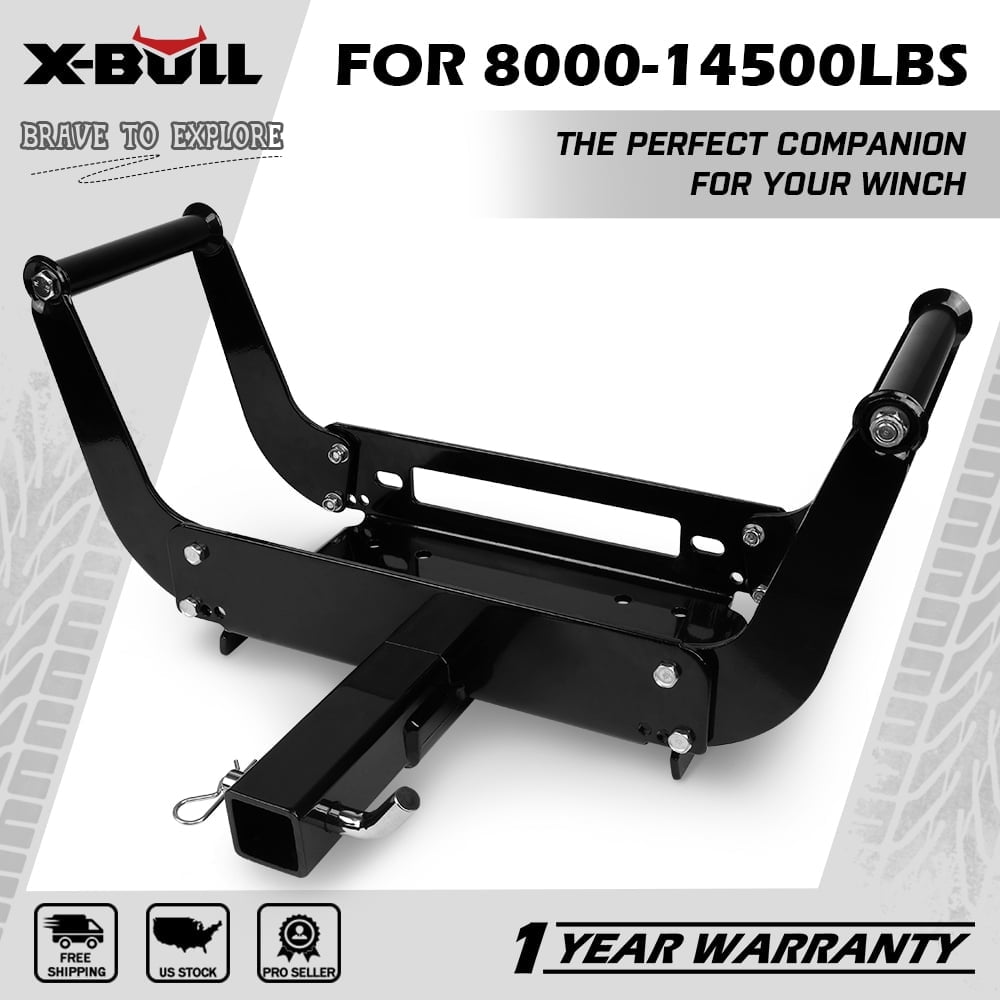 X-BULL Winch Cradle Mounting Bracket Cradle Winch Mount Mounting Plate ...