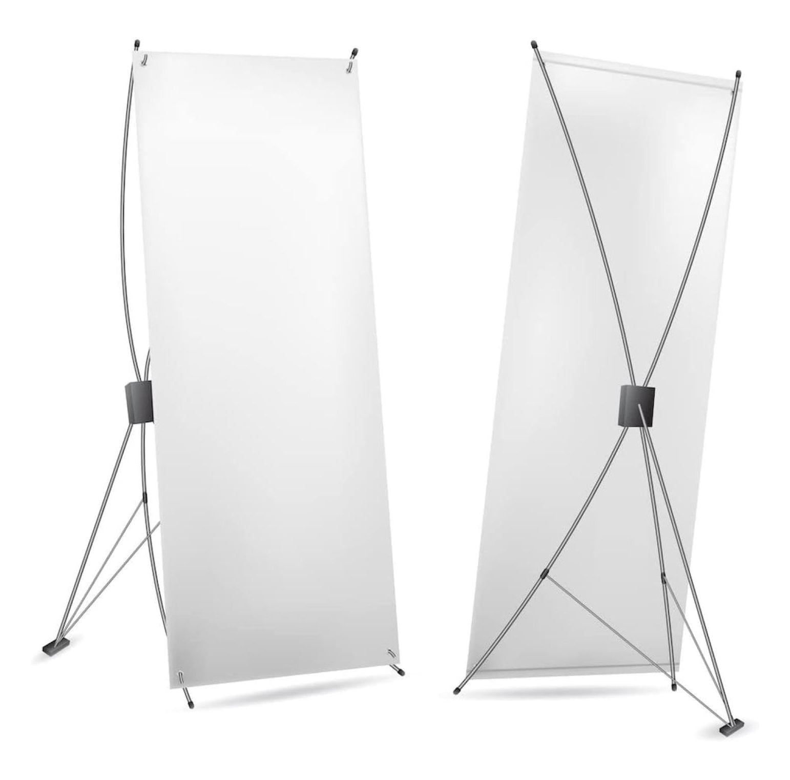 X Banner Stand, Banners and Signs Customize for Business - 23" X 63" To ...