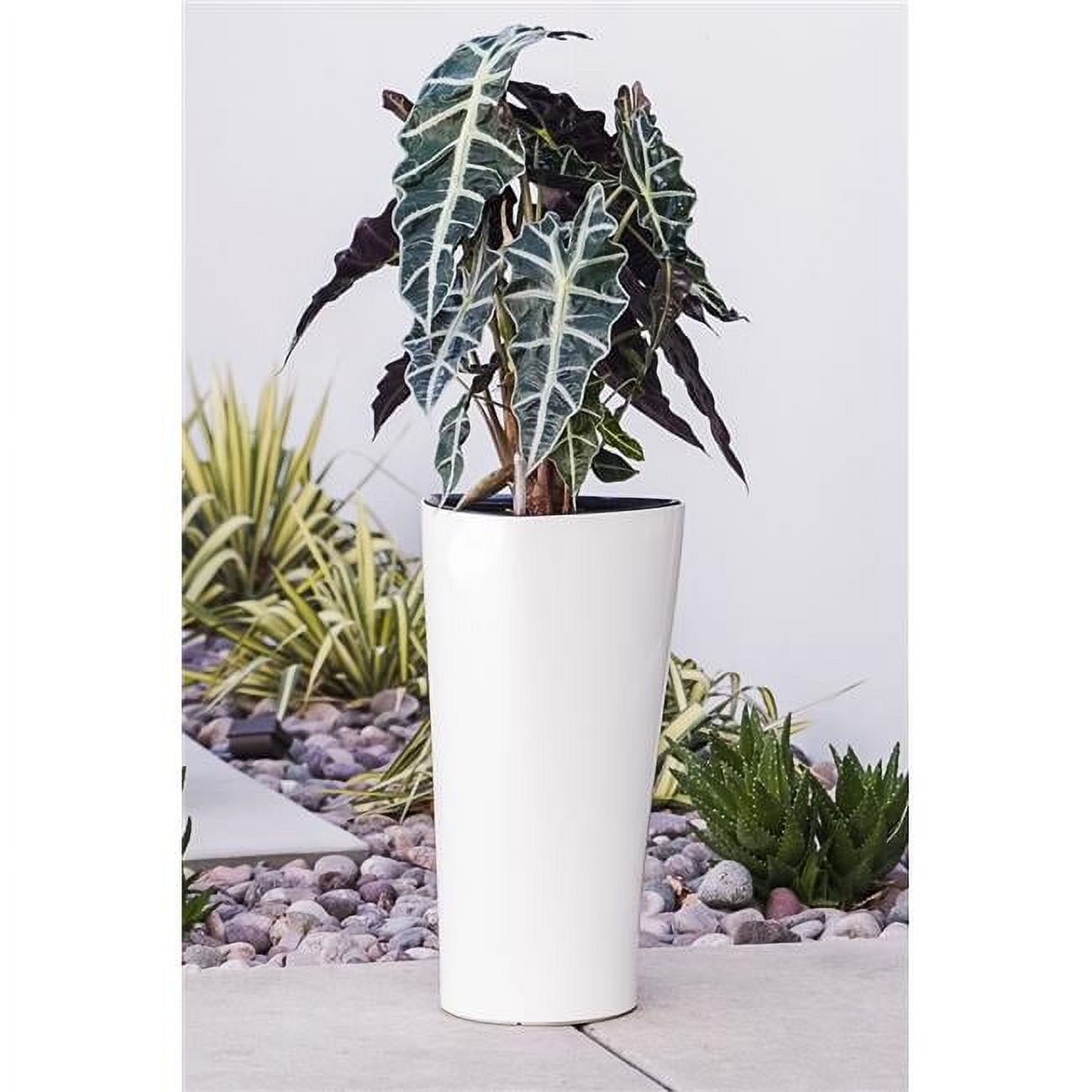 X-Brand 22 in. Tall Nested Plastic Self Watering Indoor Outdoor ...