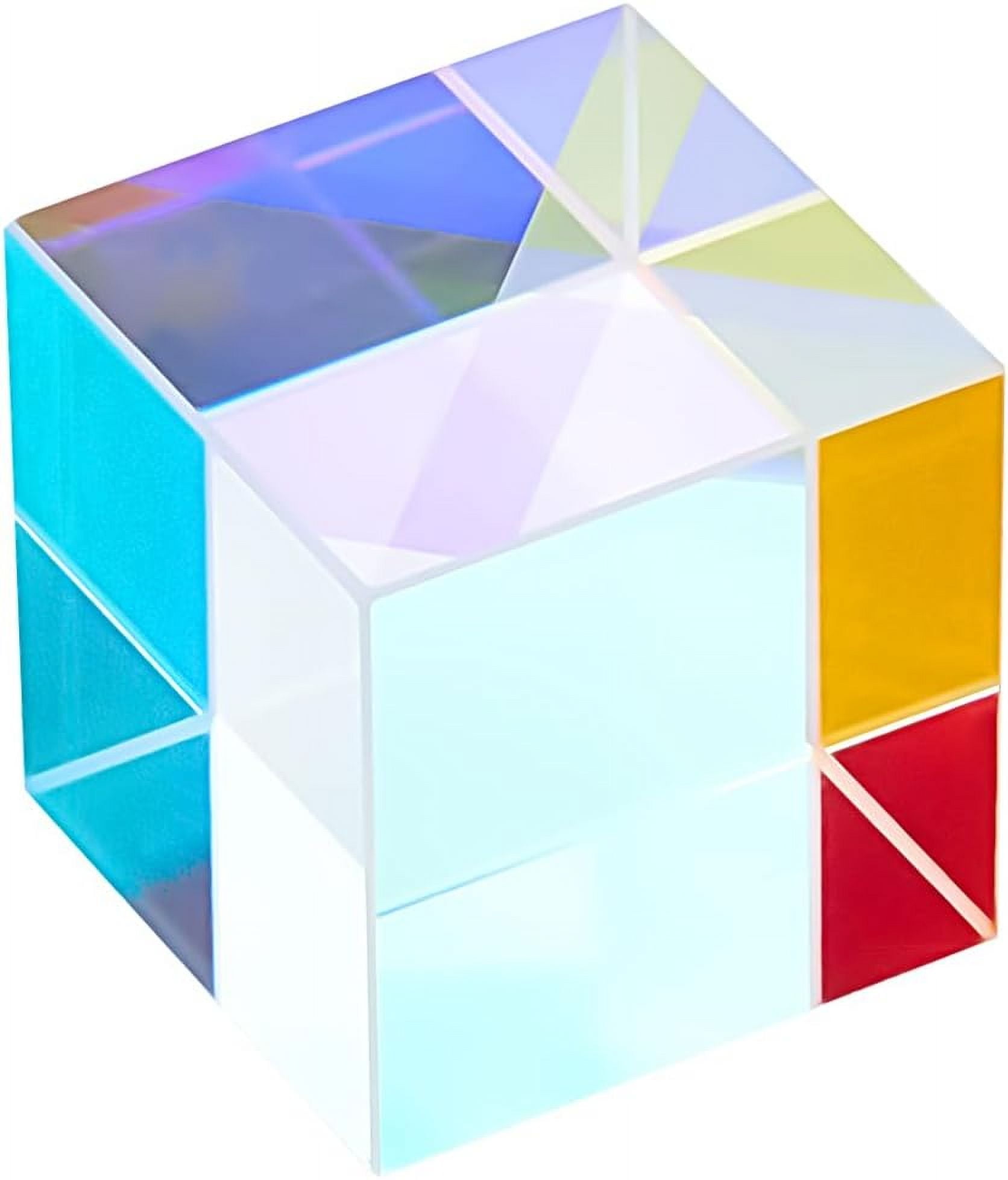 X Cube Prism Clear AB Square Small 20mm Optical Glass Cube RGB ...