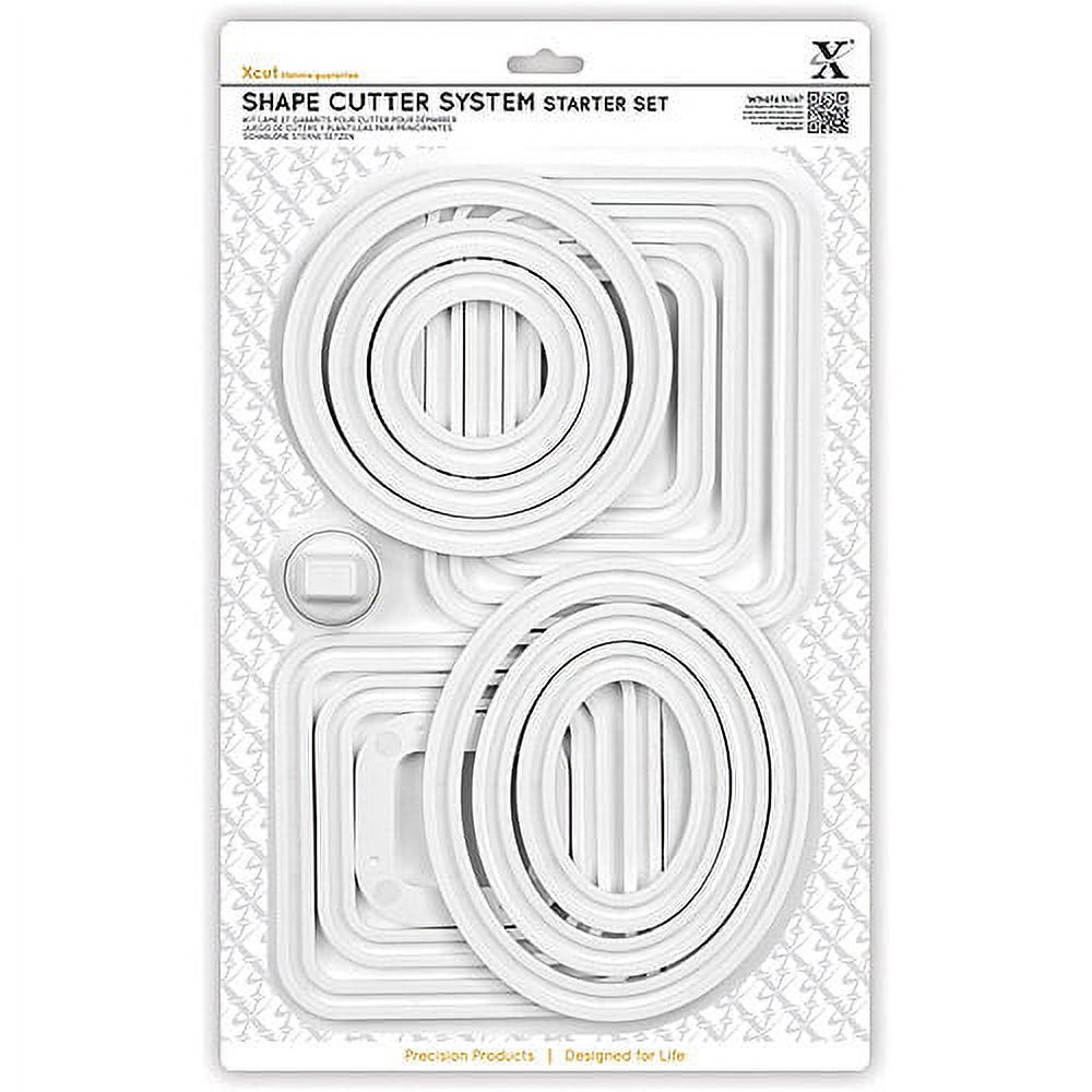 X-Cut Shape Cutter System Starter Set (Cutter Carriage, 13pcs Nesting ...