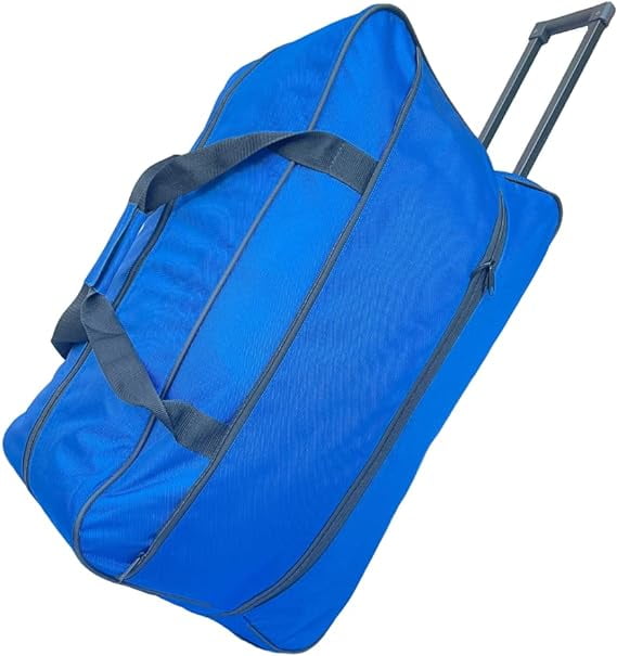 X Factor Rolling Duffel Bag Blue Large 28 Inch with Multi-Pockets ...