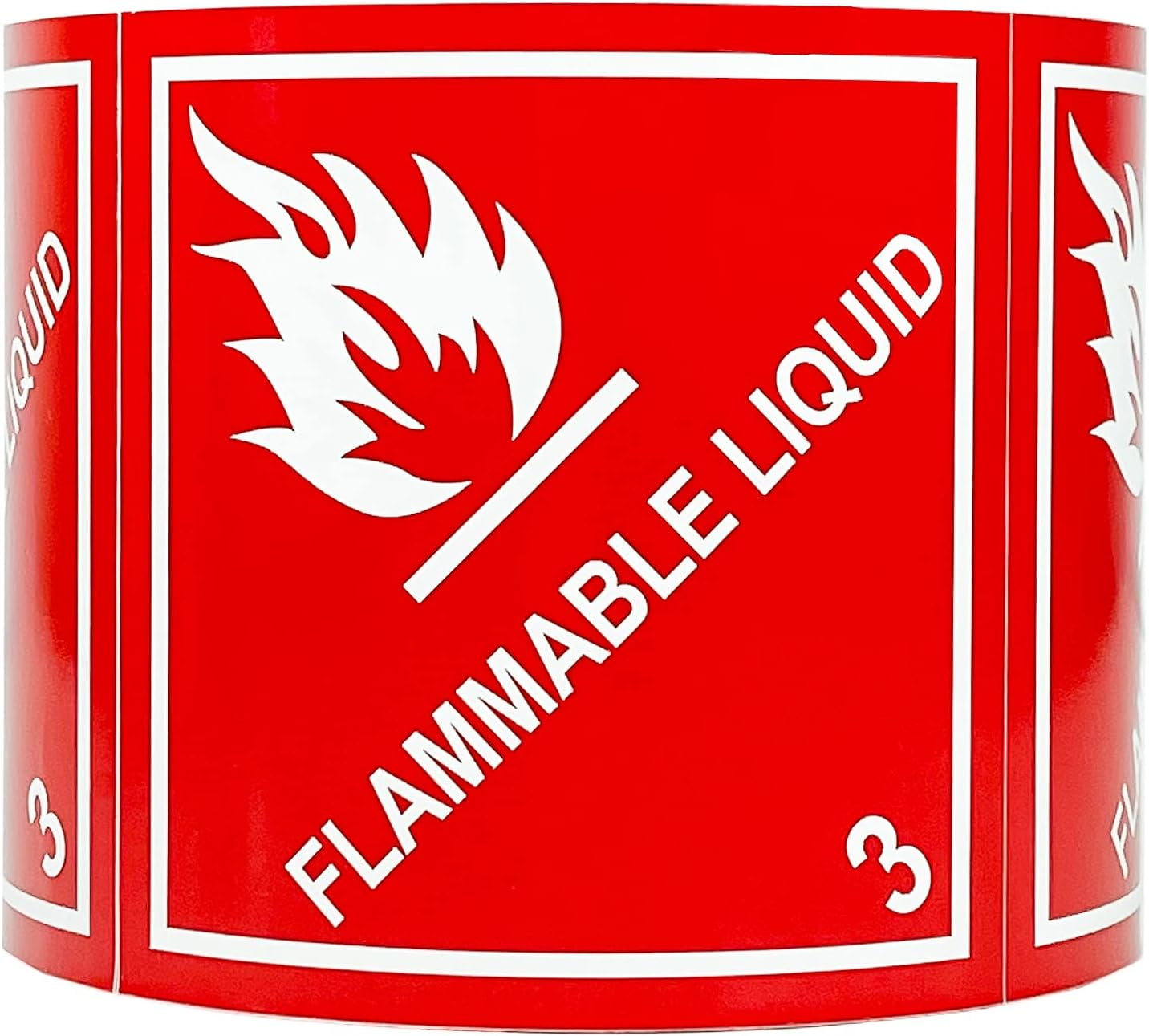X Flammable Liquid Labels (10 Rolls - 5,000 Labels) - Walmart.com