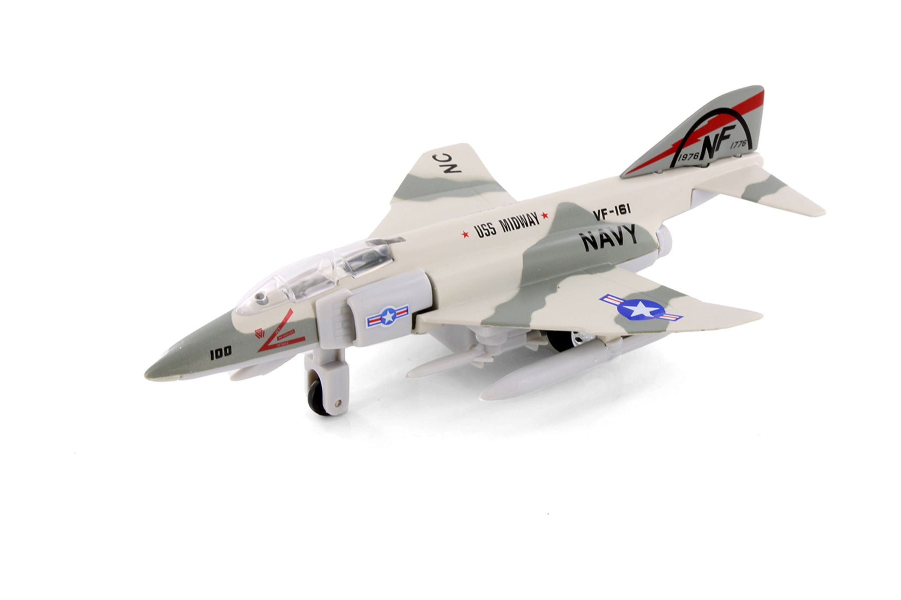 X Force Commander F-4 Phantom USS Midway Jet, Gray w/Beige - Showcasts ...