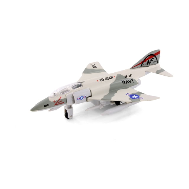 X Force Commander F-4 Phantom USS Midway Jet, Gray w/Beige - Showcasts ...