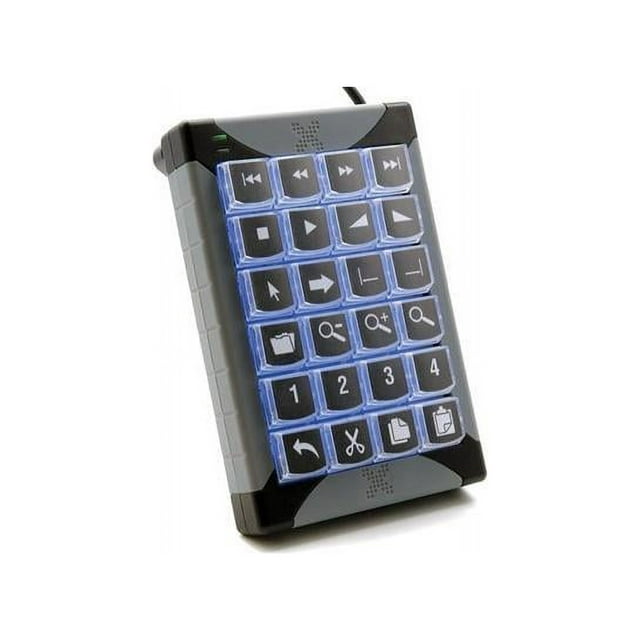 X-Keys XK-24 24-Keys USB Keypad, Red and Blue Backlighting #XK-24-USB-R ...