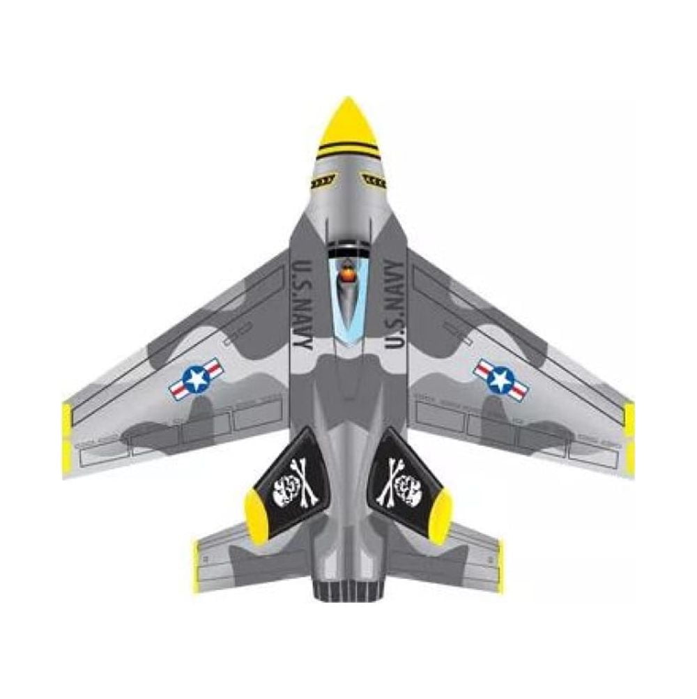 X-Kites AirWatch Supersized Nylon Kite - Deluxe 3-D Kite (Jet 57 ...