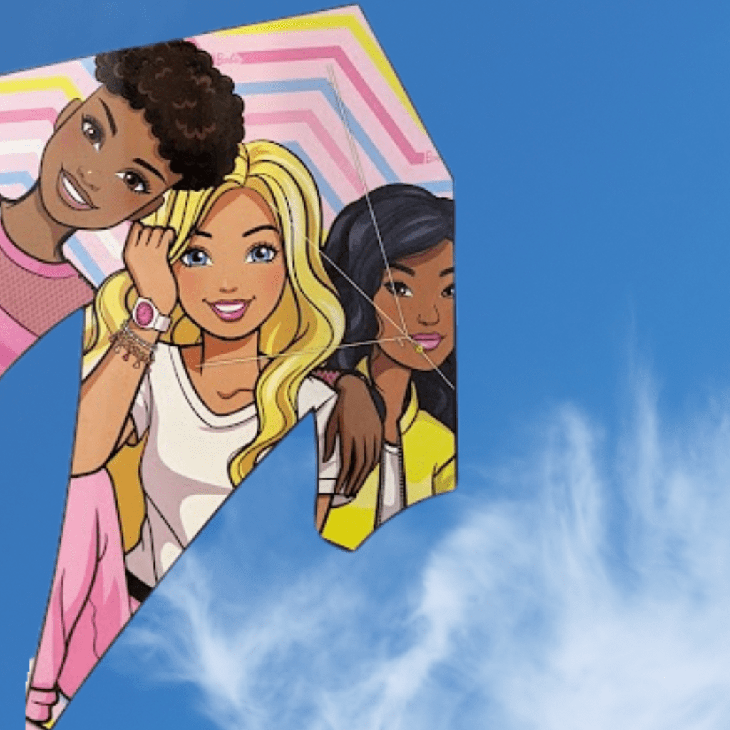 X Kites Barbie and Friends Delta V Kite, 42" SkyTails - Walmart.com