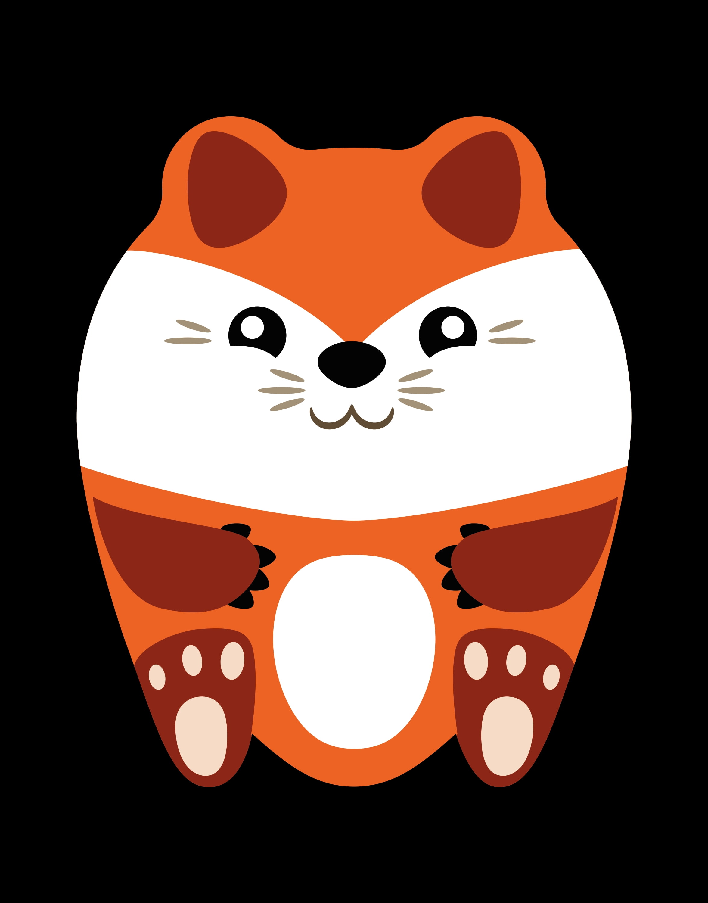 X Kites Cuddle Kites - 27" Poly Fox Kite - Walmart.com