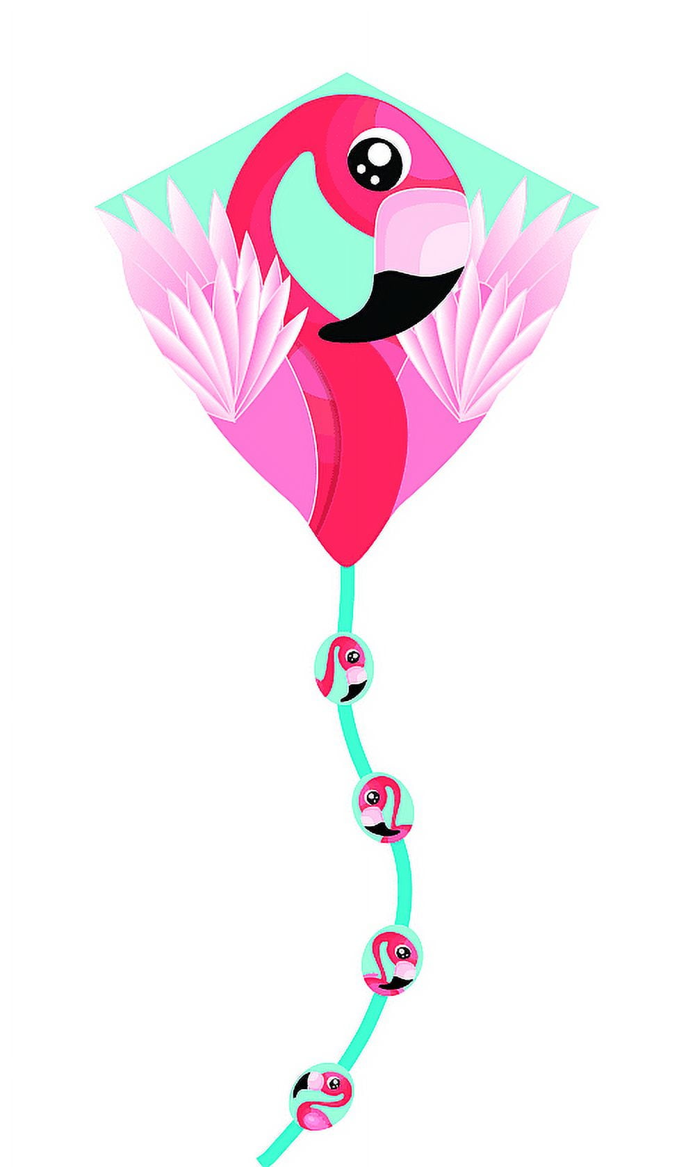 X Kites DLX Diamond Deluxe Nylon Diamond Kite Flamingo - Walmart.com