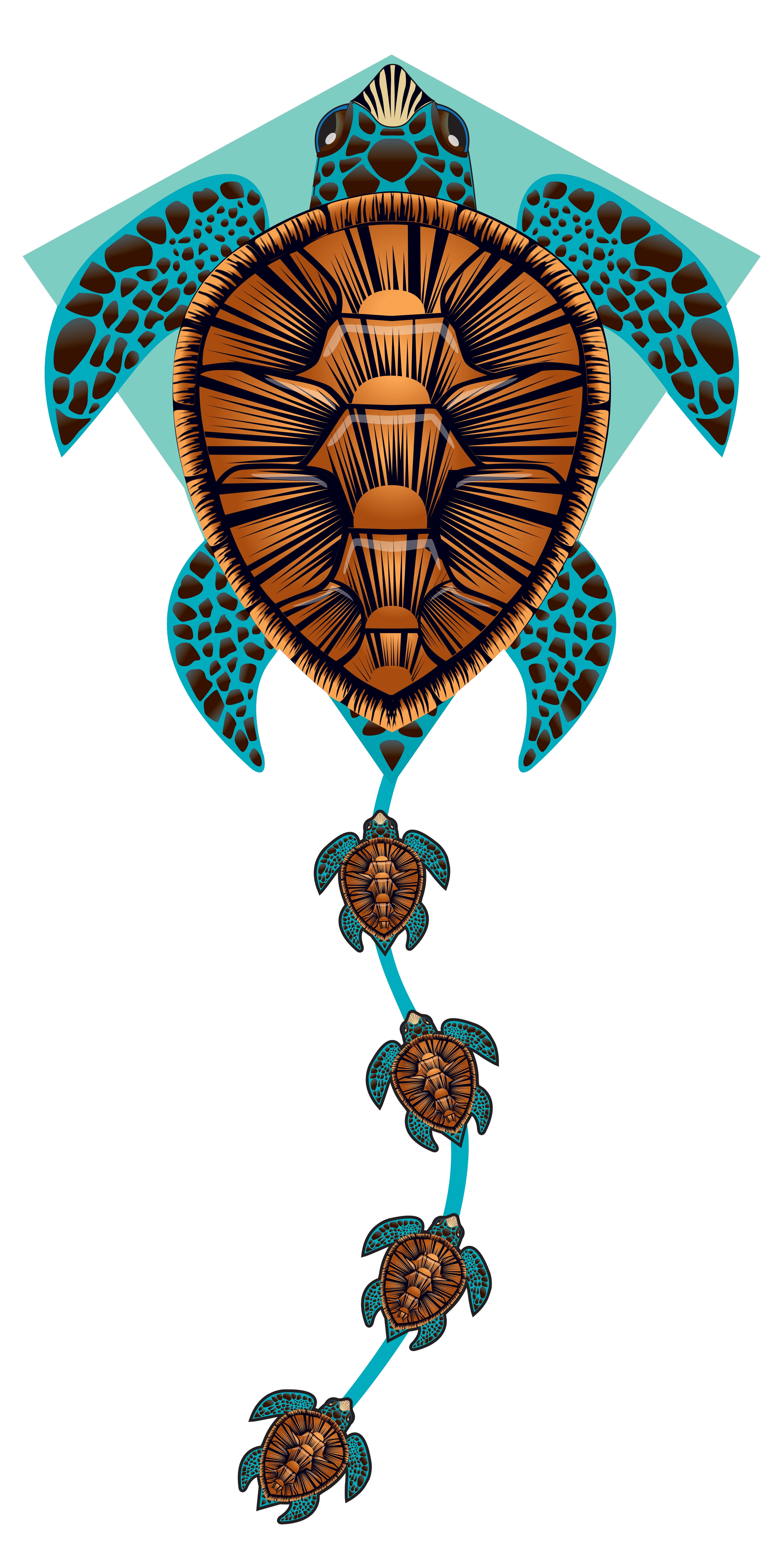 X Kites DLX Diamond Turtle Kite, Blue & Brown - Walmart.com