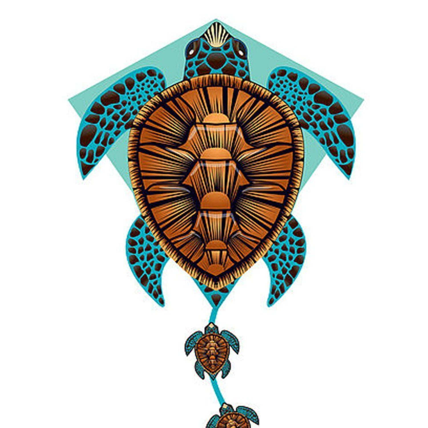 X Kites Deluxe Turtle Diamond Kite Nylon 26" Kite - Walmart.com