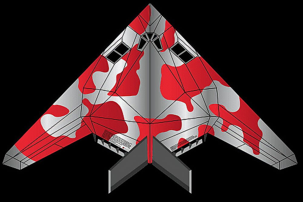 X Kites FlyingAces Poly Airplane Kite - Design - 30 Wingspan - Walmart.com