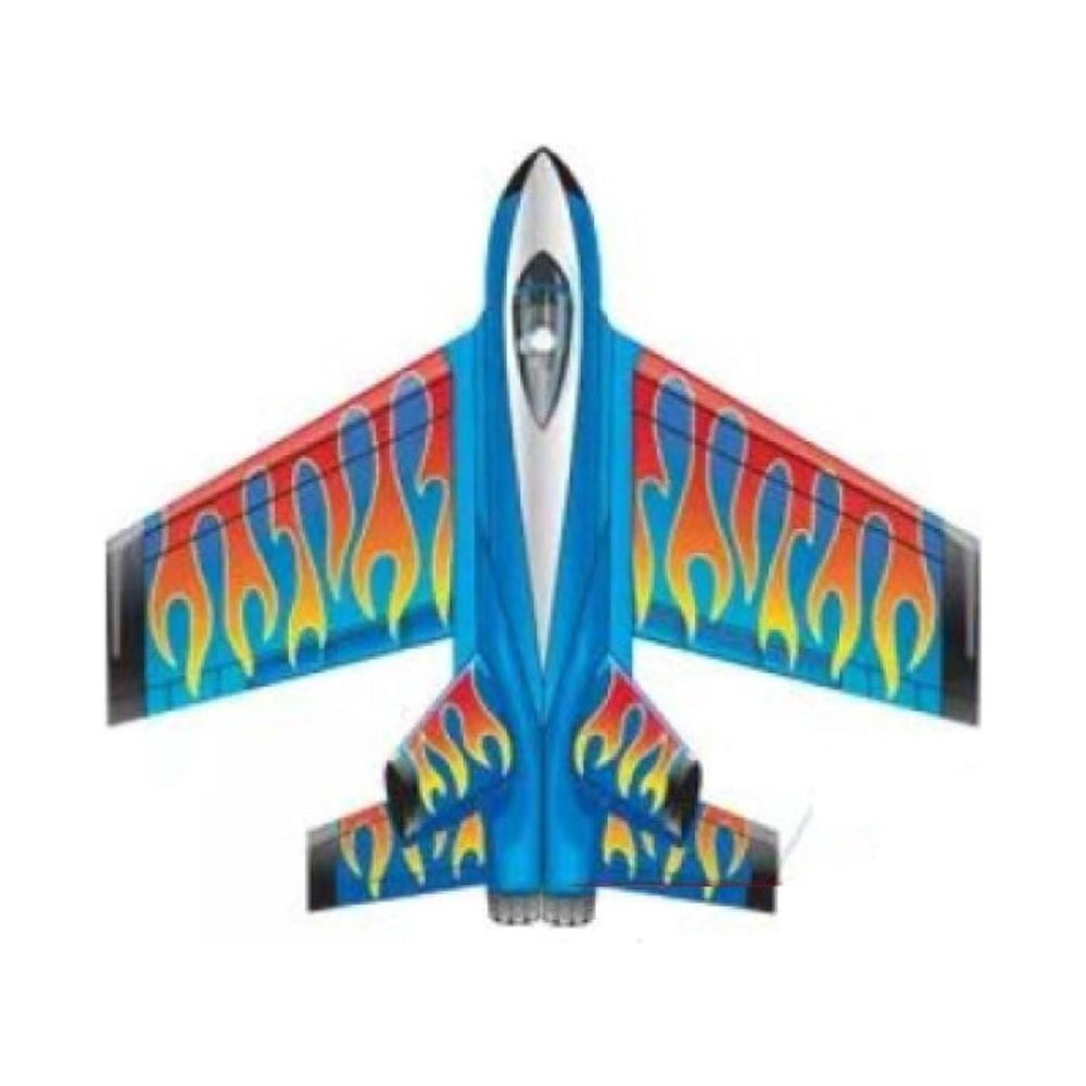 X-Kites Microkite Mini Mylar Kite (fighter jet flame 4.9") - Walmart.com