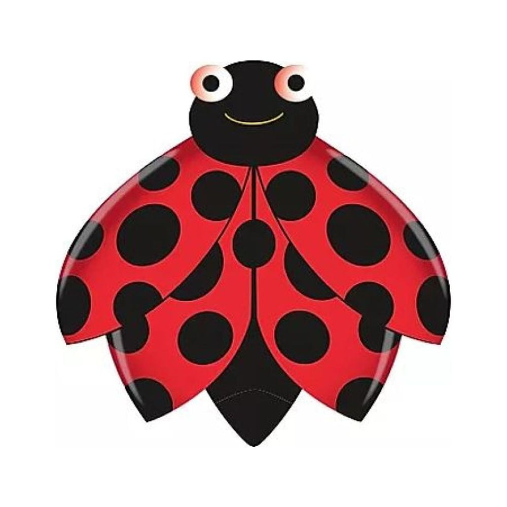 X-Kites Sky Bugzz Nylon Kite - Tails, Handle, Line Included (Lady Bug ...