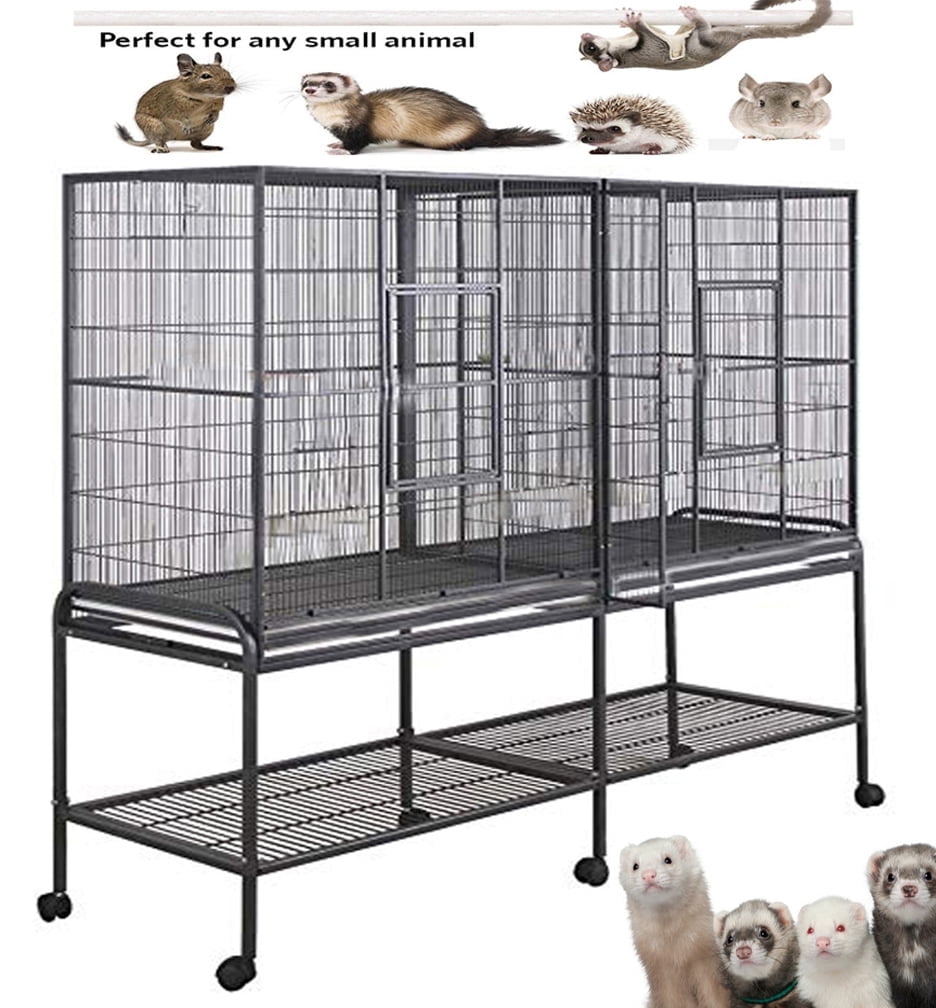 X-LARGE 4-Level Small Animal Cage - Suitable for Hamster, Guinea Pig ...