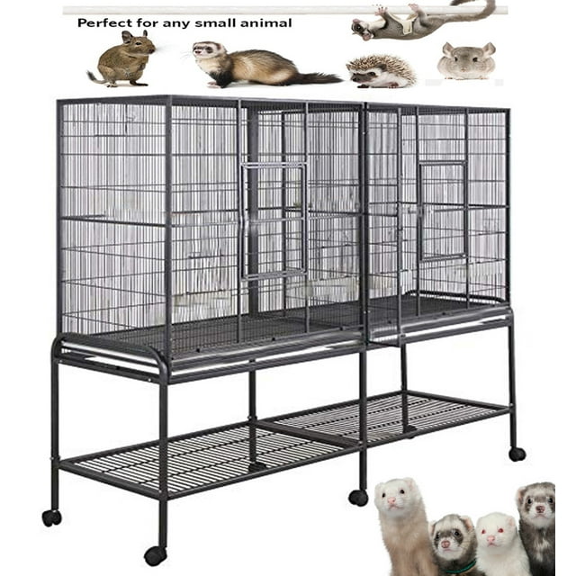 X-LARGE 4-Level Small Animal Cage - Suitable for Hamster, Guinea Pig ...