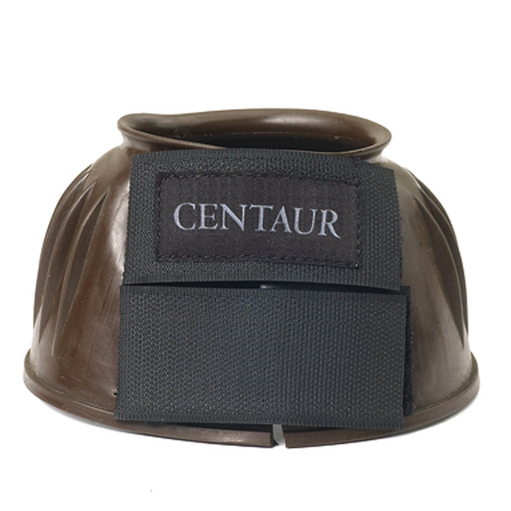 X-Large Centaur Pvc Ribbed Double Hook And Loop Bell Boots Brown ...