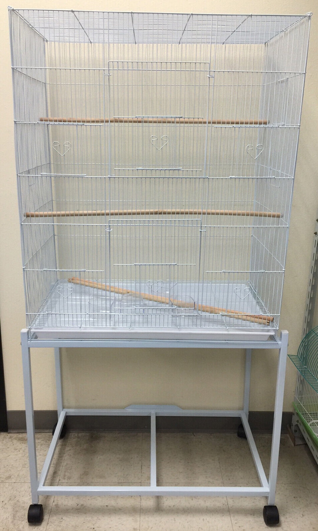 X-Large Flight Bird Breeding Breeder Cage With Removable Rolling Stand ...