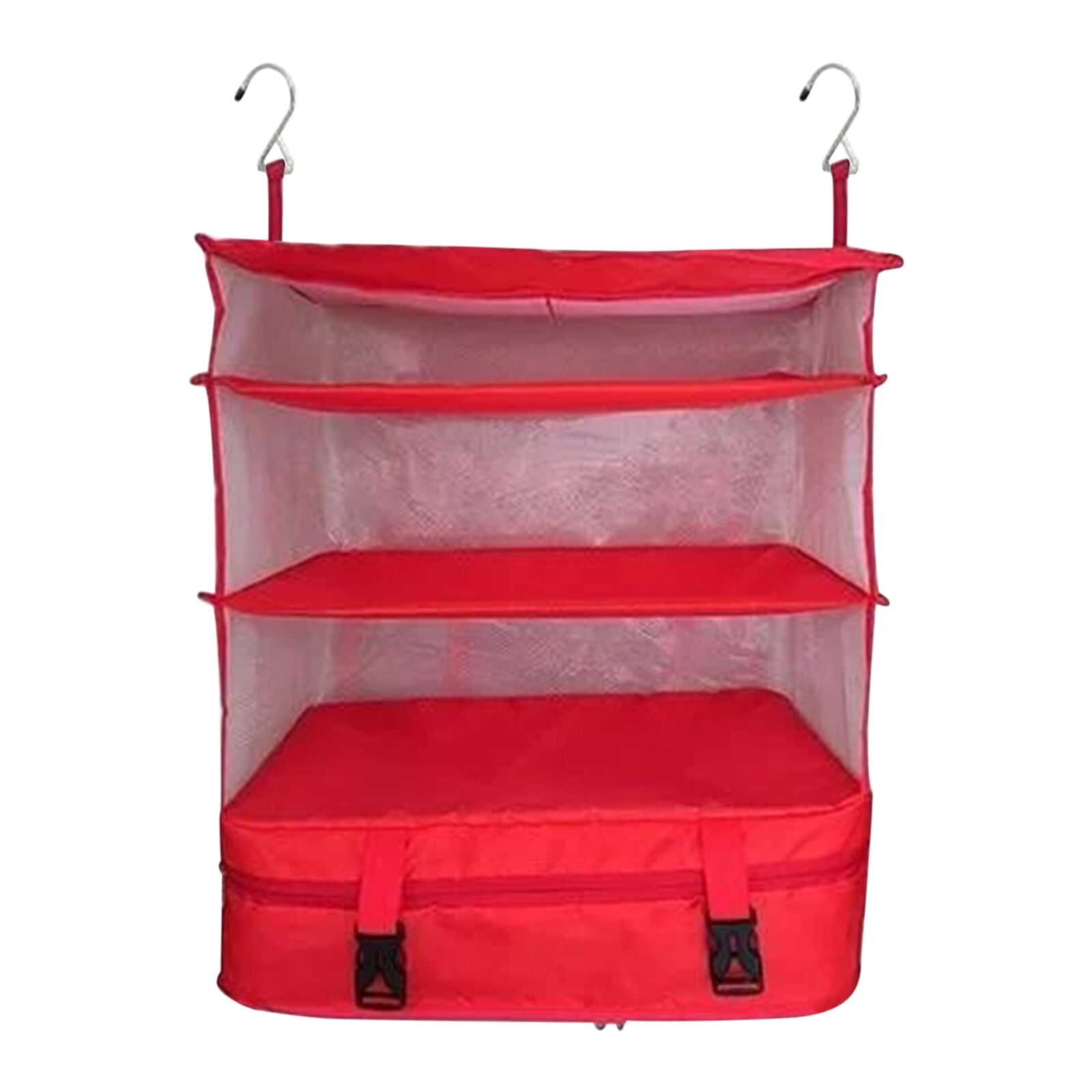 X-Large Portable Hanging Travel Shelves, Packing Cube Organizer ...